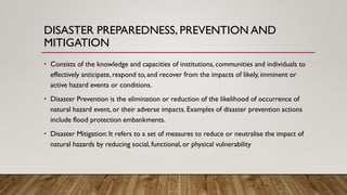 Disaster management ktu module one for students | PDF