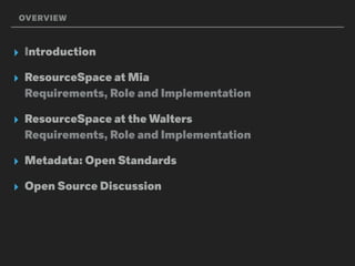 MCN Overcoming the Digital Infrastructure Divide Open Source DAMS | PPT