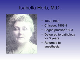 Dr. Alice McNeal: Alabama's First Female Anesthesiologist | PPT