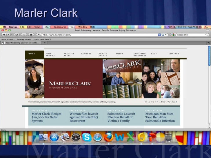 The Marler Clark Network: A complete Guide to Foodborne Illness
