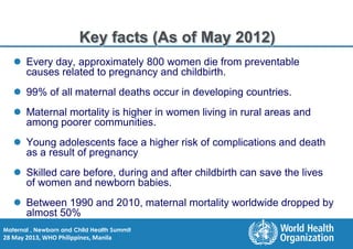 Maternal, Newborn and Child Health: A Global Perspective | PDF