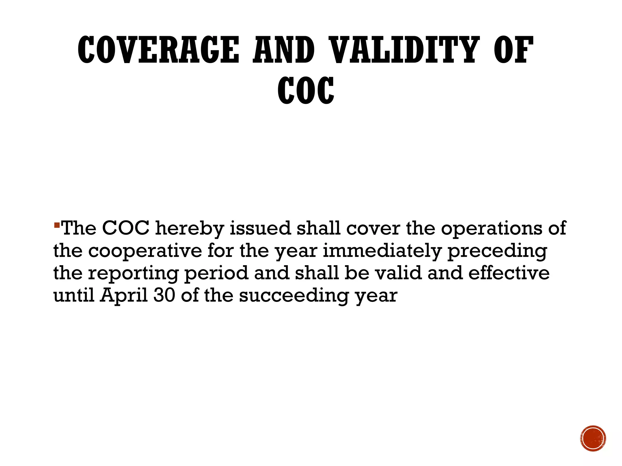 MC No. 2016 07 Reportorial Requirements for Cooperatives 2019 | PPT