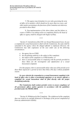 MC No. 11, s. 2021 revised administrative guidelines | PDF