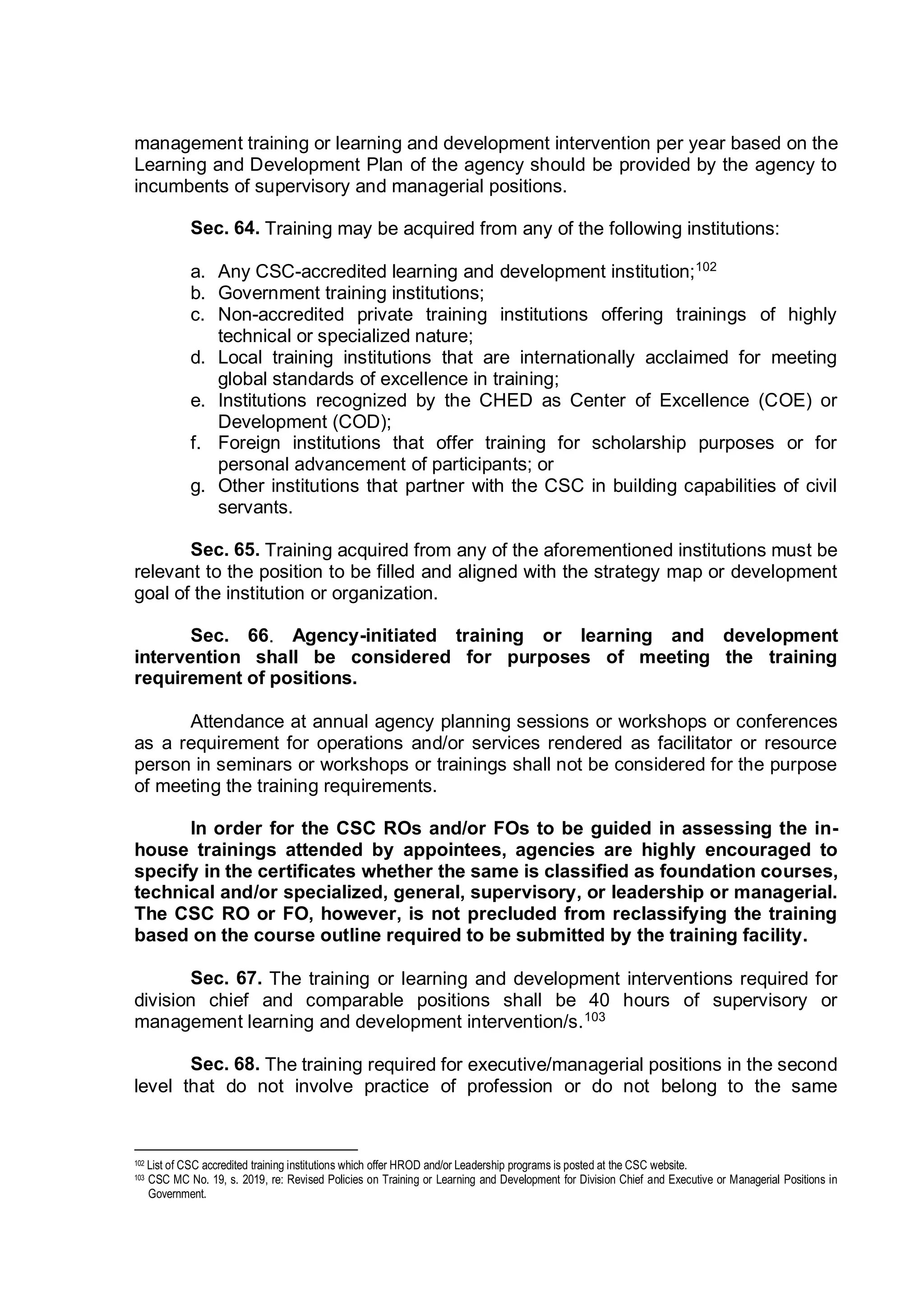 MC No. 08 s. 2025 of the CSC Omnibus Rules on Appointments and Other HR ...