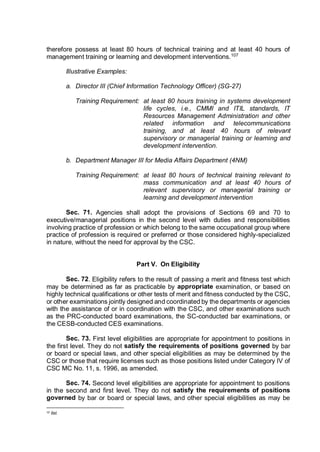 MC No. 08 s. 2025 of the CSC Omnibus Rules on Appointments and Other HR ...