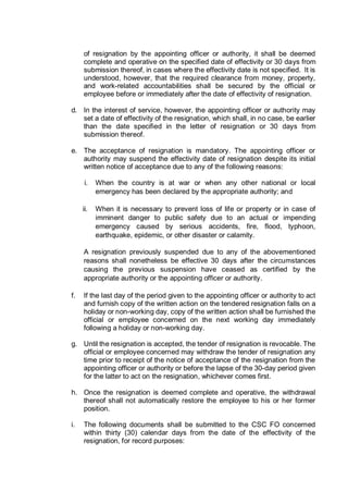 MC No. 08 s. 2025 of the CSC Omnibus Rules on Appointments and Other HR ...