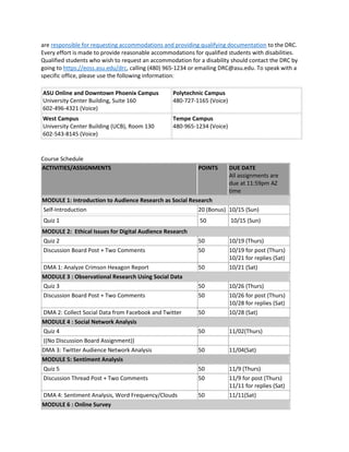 MCO 436 syllabus | PDF