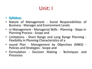 Managerial concepts of organizational behavior | PPTX