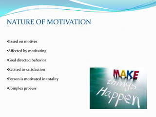 Motivation and its theories | PPTX | Career Advice | Careers