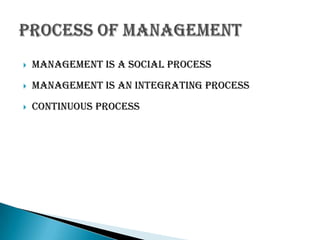 introduction to management and planning | PPTX