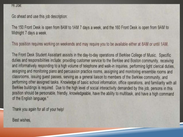 Berklee MCOD presentation | PPT