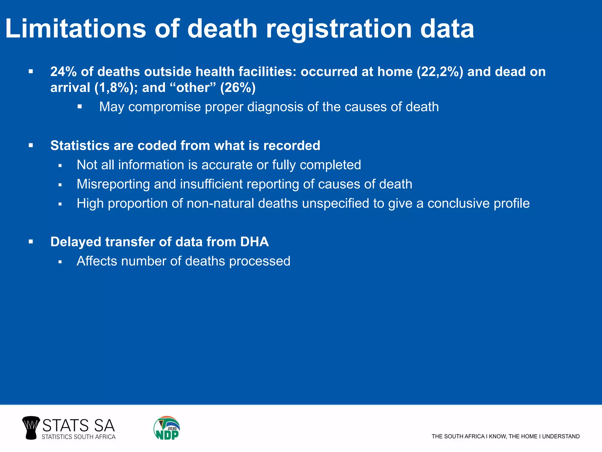 Mortality and causes of death 2015 | PDF