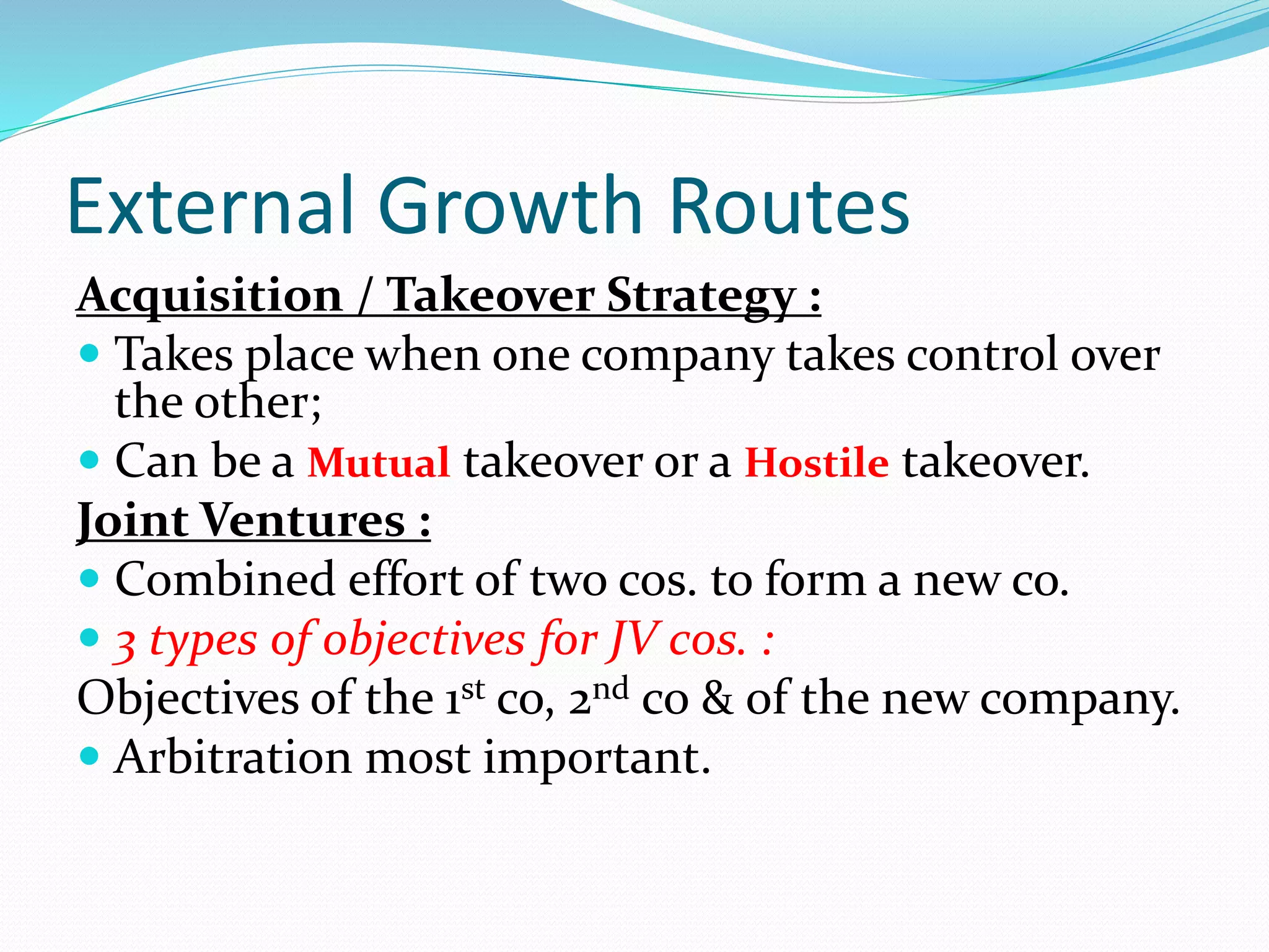 corporate level strategies | PPTX