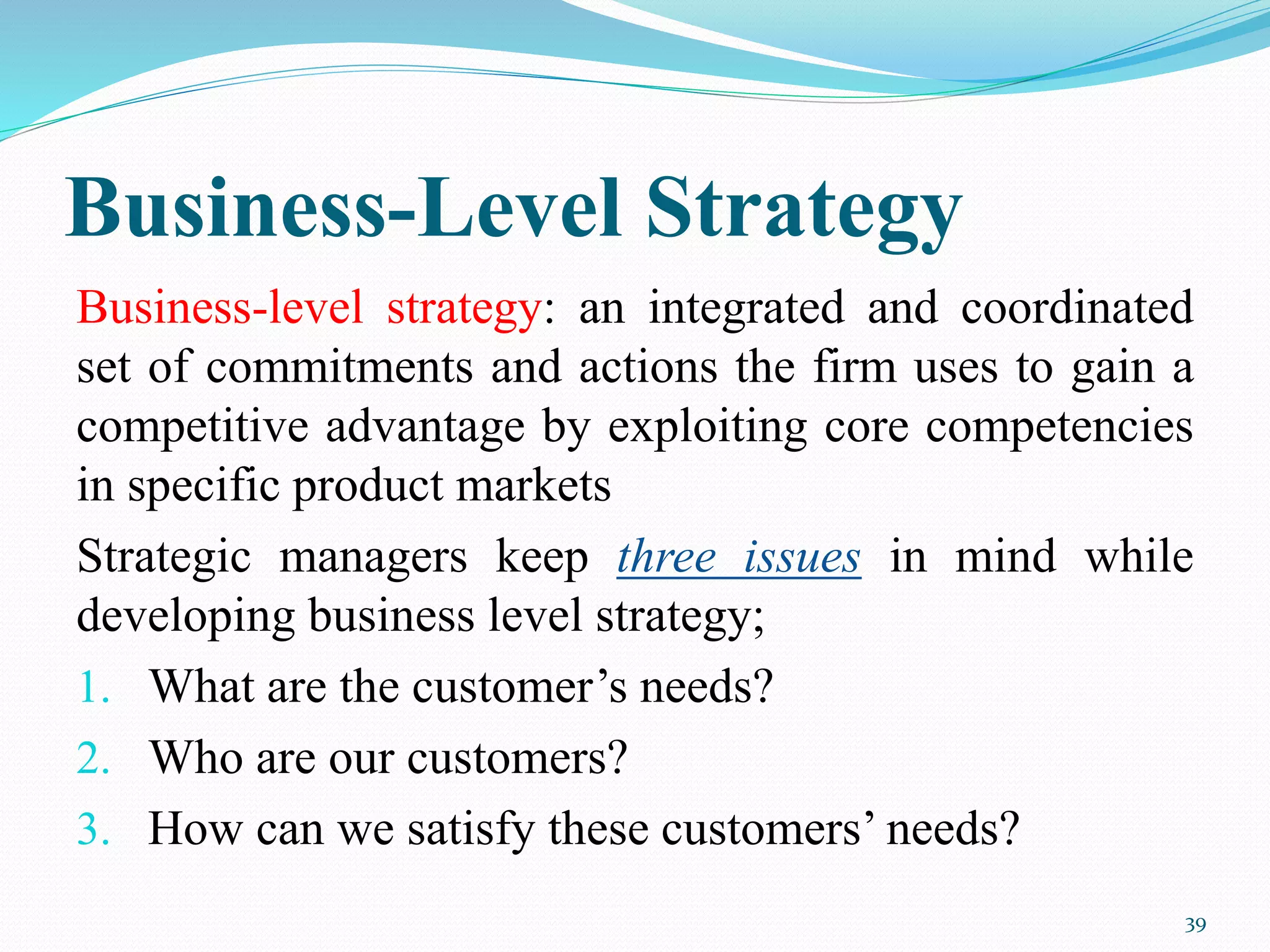 corporate level strategies | PPTX