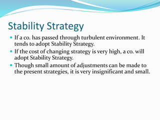 corporate level strategies | PPTX