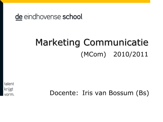 mcom en digitale ontwikkelingen in media | PPT | Marketing and Advertising | Business