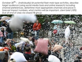 Mcom42 rubric - flash mob | PPT