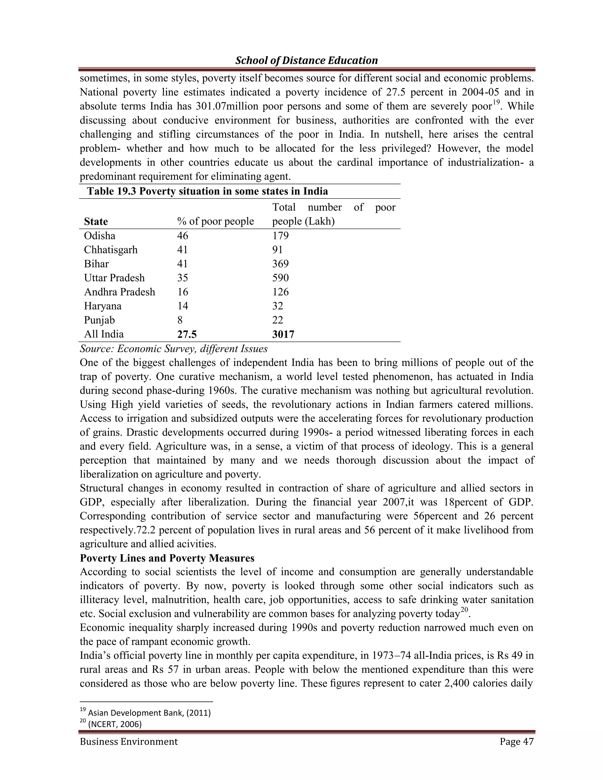 Mcom business environment notes | PDF