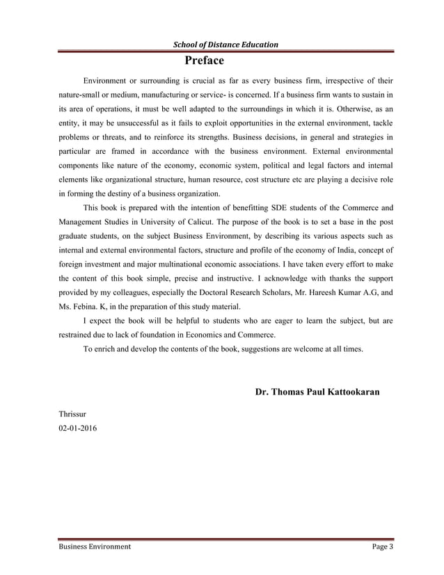 Mcom business environment notes | PDF