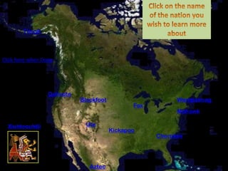 Native Nations of North America Map | PPTX