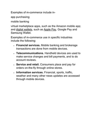 Mobile Commerce | PDF
