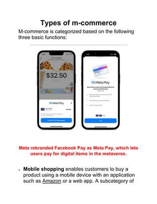Mobile Commerce | PDF