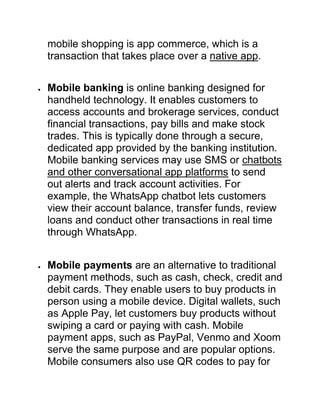Mobile Commerce | PDF