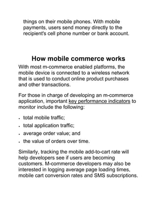 Mobile Commerce | PDF
