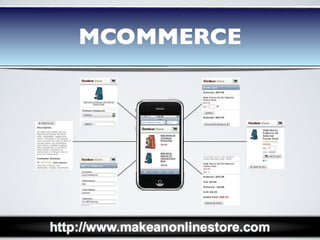 Mcommerce | PPT | Business | Business and Finance