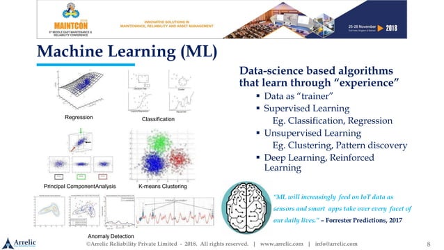 Maintcon 2018 - Deepak Sahoo, CEO - Arrelic Presentation | PDF