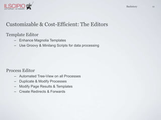 Cato: Magnolia for the OFBiz ERP | PPTX | Web Development | Internet