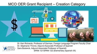 MCO OER Summit Faculty Panel | PPT