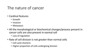Cancer: Basics | PPTX