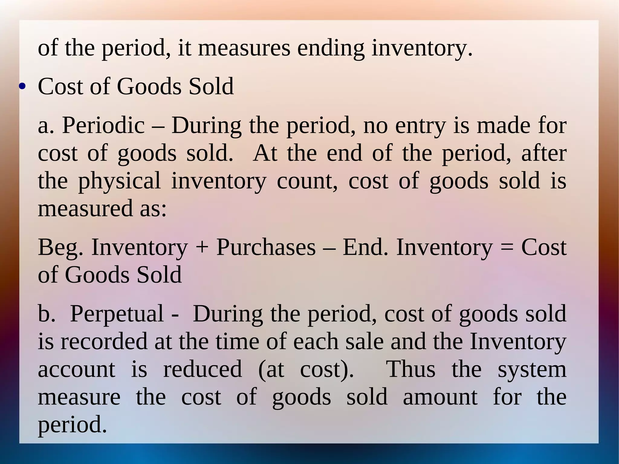 Periodic Inventory vs. Perpetual Inventory | ODP