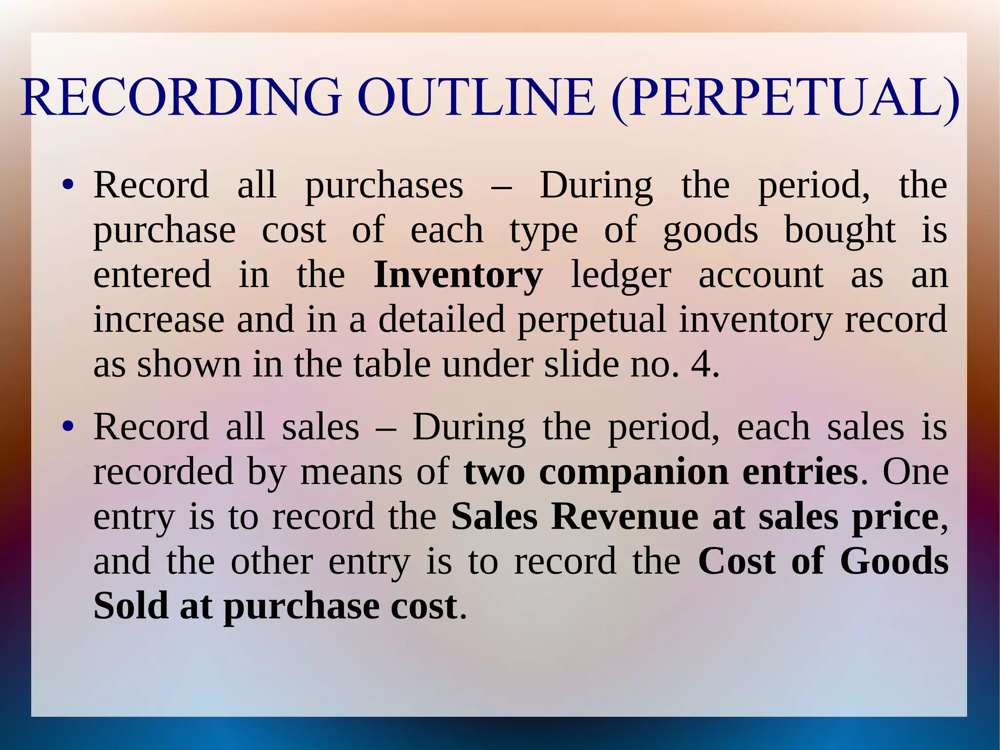Periodic Inventory vs. Perpetual Inventory | ODP