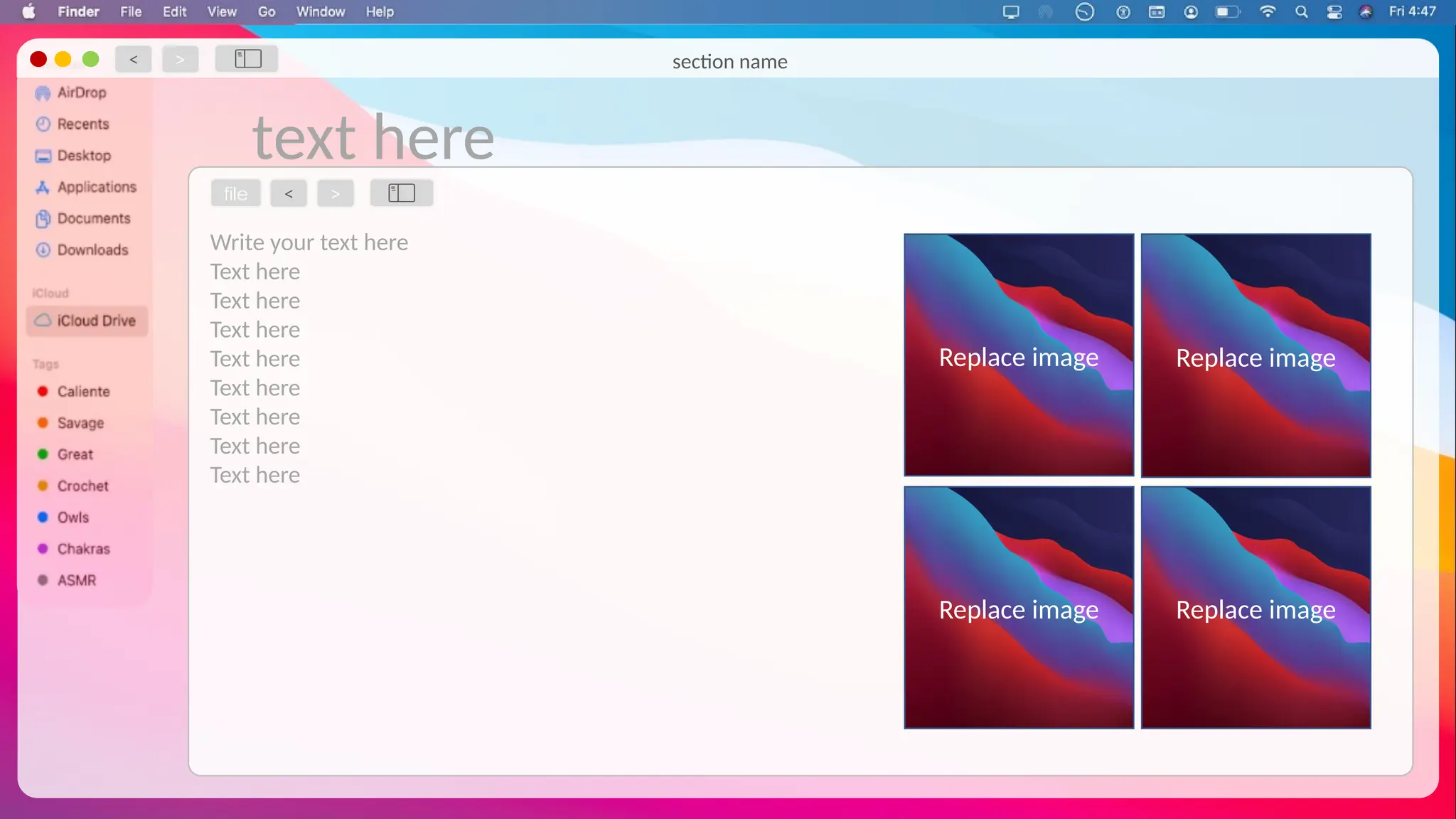 mẫu powerpoint Macbook OS PPT Style arts | PPT