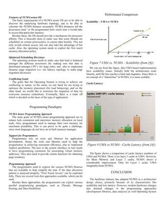 Non-Uniform Memory Access ( NUMA) | PDF