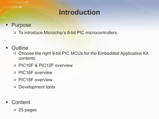 8-bit PIC Microcontrollers | PPT | Computer Peripherals | Computing