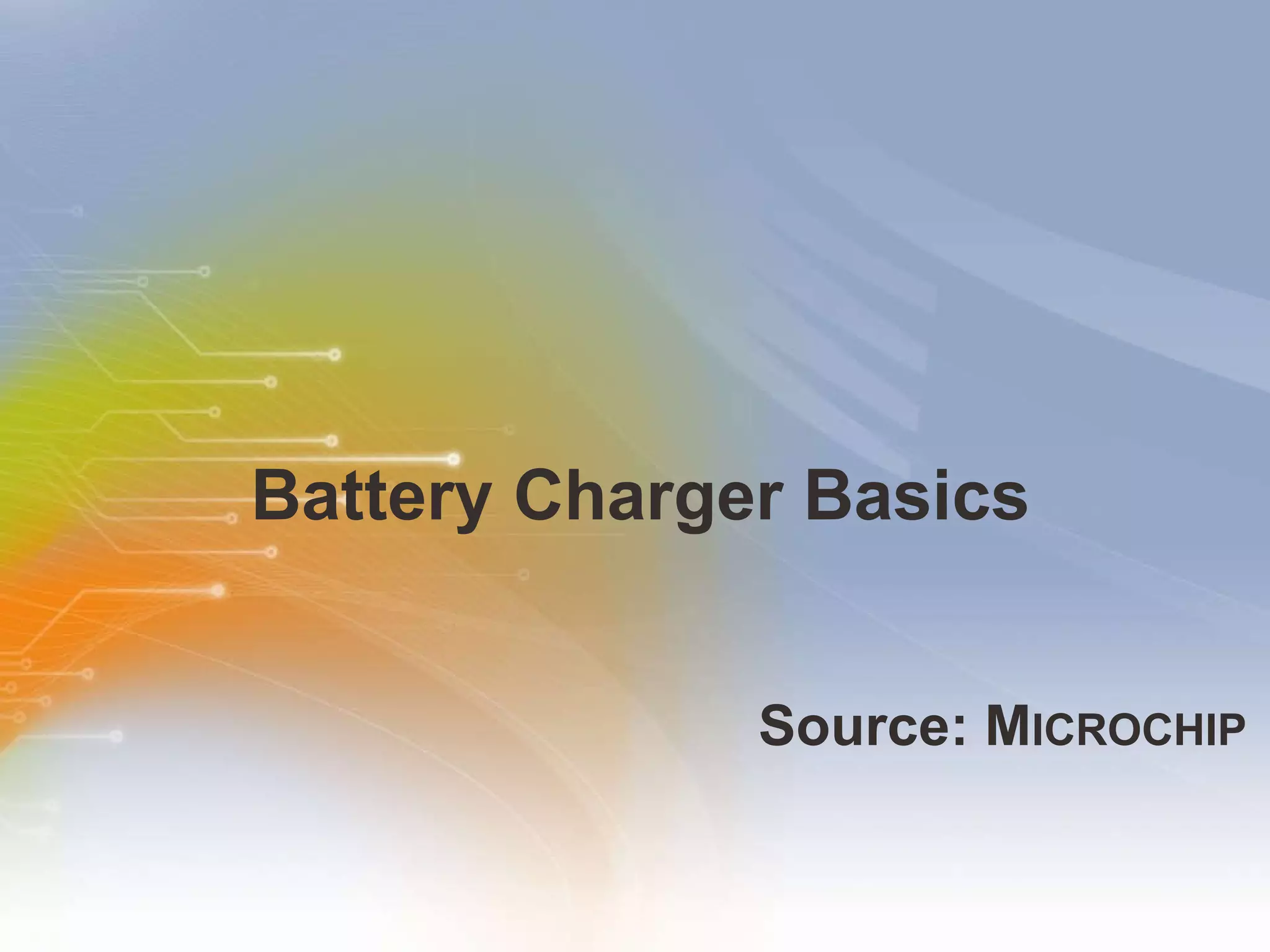 Battery Charger Basics | PPT