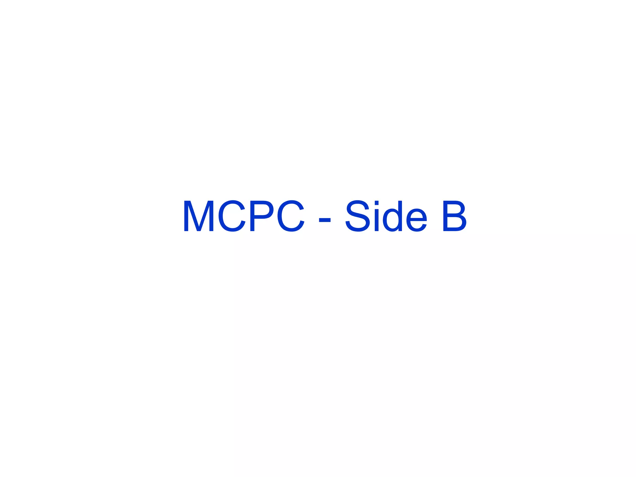 Mcpc | PPT