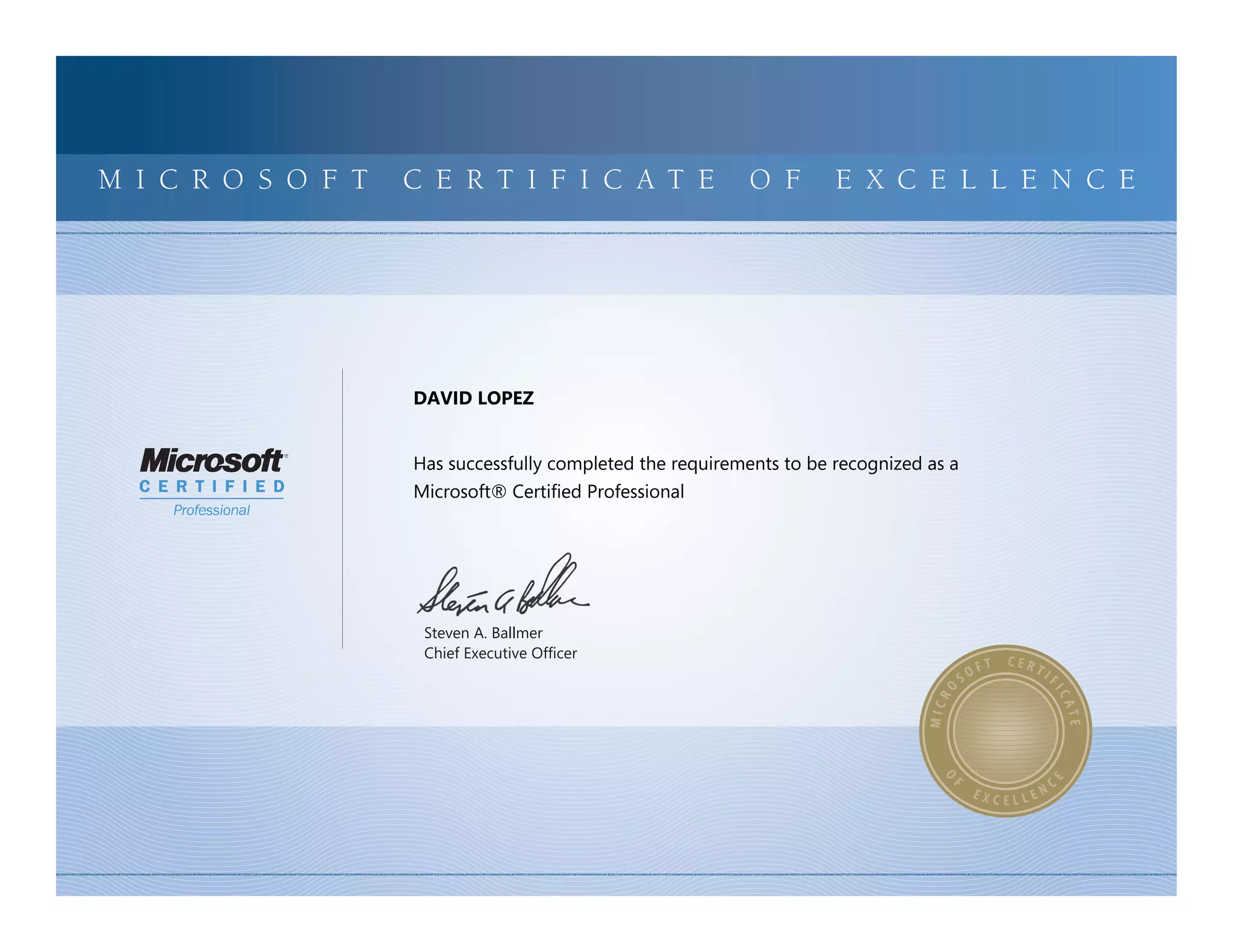 Microsoft Certified Professional | PPT