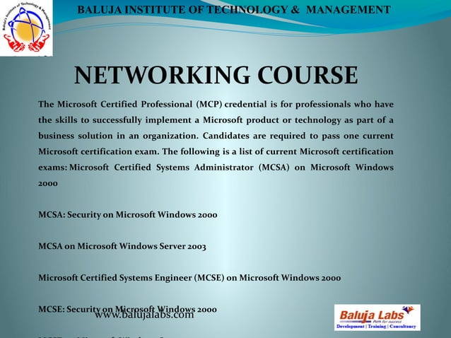 Mcp course | PPT