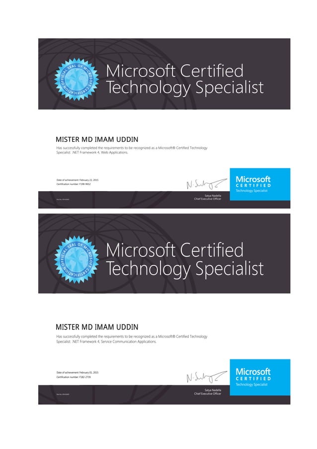 MCPD Certification | Imam Uddin | imamuddinwp | PDF | Technology ...