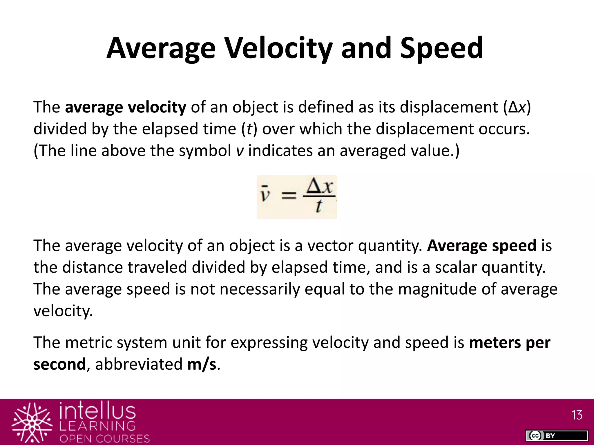 Lecture: Kinematics | PPTX