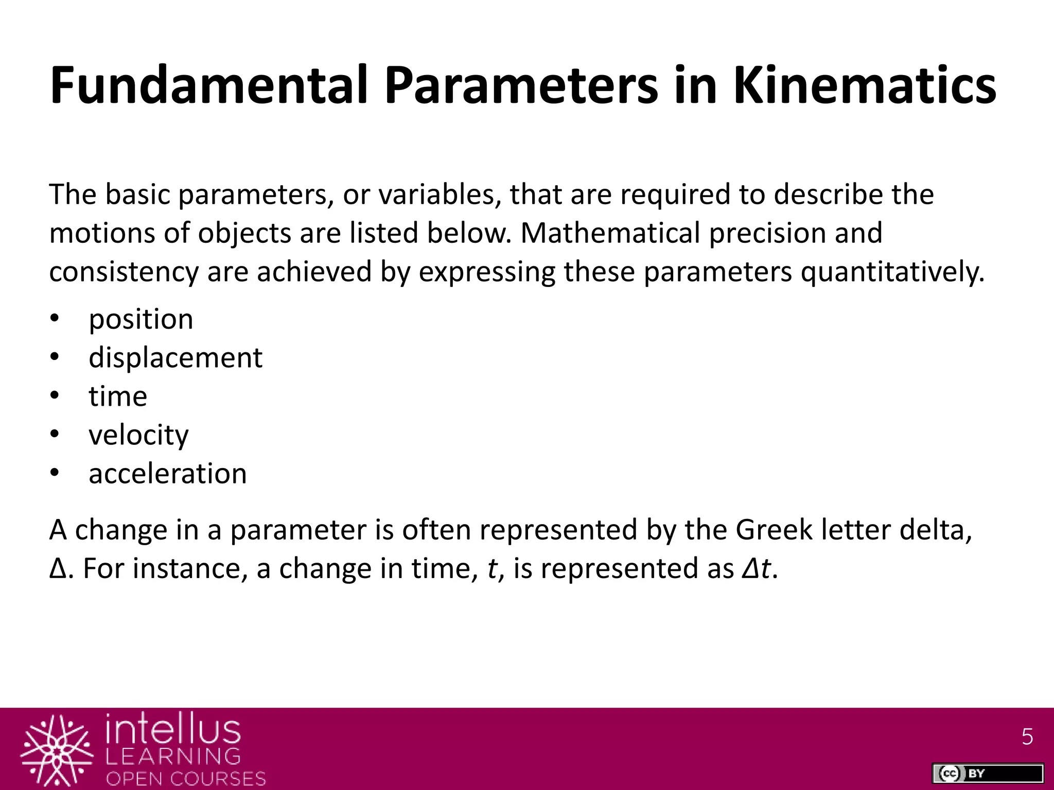 Lecture: Kinematics | PPTX
