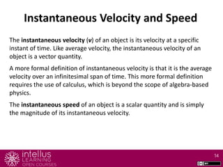 Lecture: Kinematics | PPTX