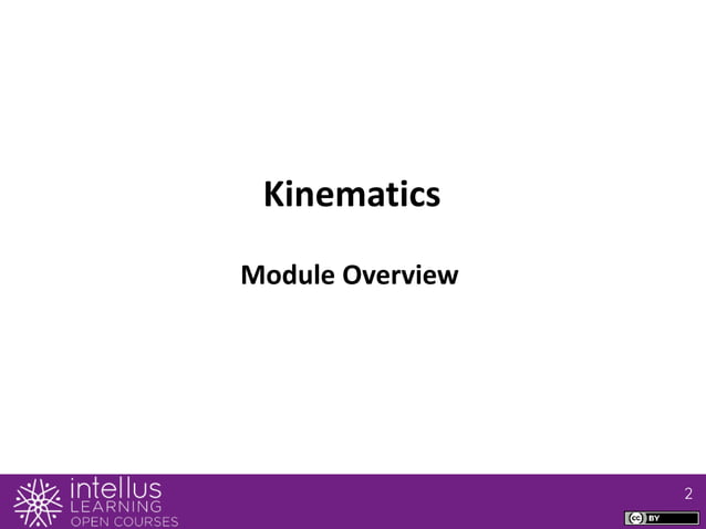 Lecture: Kinematics | PPTX | Physics | Science