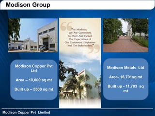 Modison Copper Private Limited | PPT