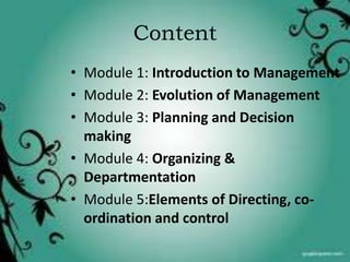 Management concepts and practices module 1 | PPTX