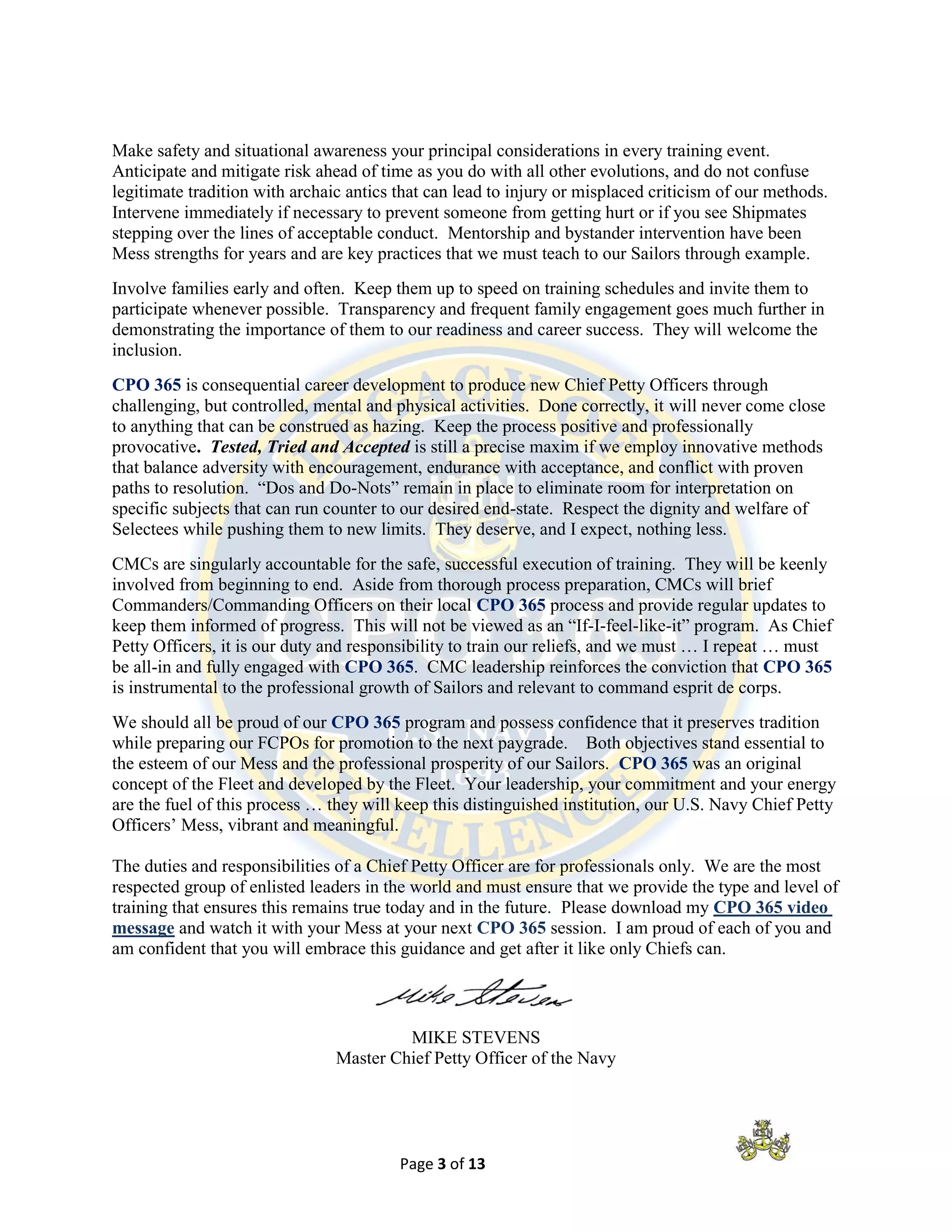 Mcpon 2012 13 cpo 365 guidance final | PDF